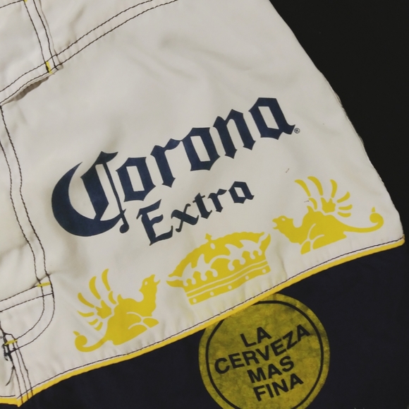 Corona | Swim | Corona Theme Tieup Board Swim Shorts | Poshmark